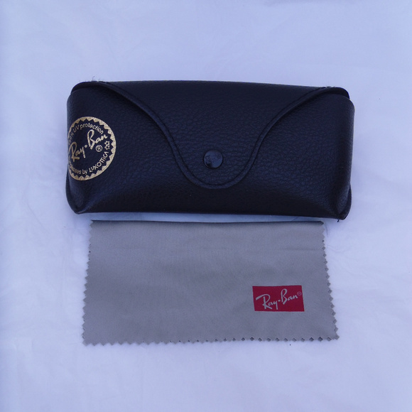 Ray-Ban | Accessories | Ray Ban Leather Sunglass Case Black | Poshmark